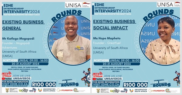 Unisa students claim victory in EDHE Intervarsity Competition